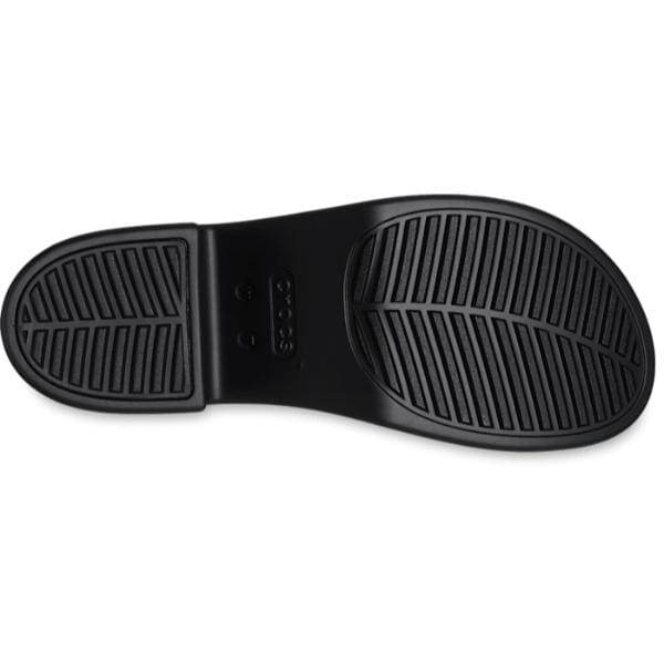 כפכפי קרוקס רצועה פלטפורמה לנשים Crocs Brooklyn Slide Heel 209408-060 ...
