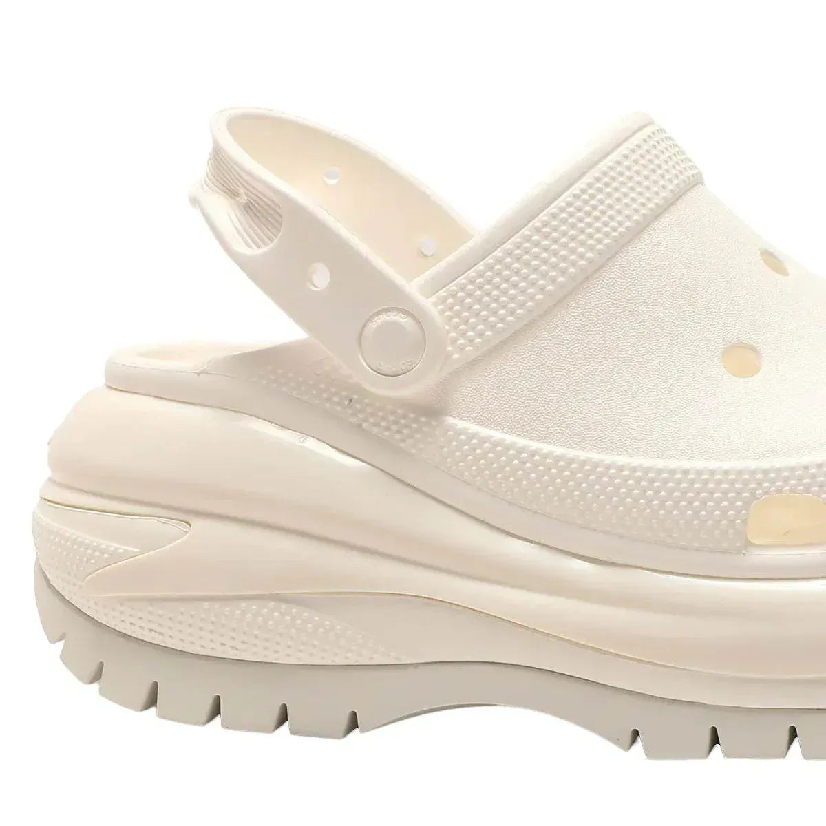 כפכפי קרוקס פלטפורמה במהדורה מיוחדת Crocs Classic Mega Crush Clog Whit ...