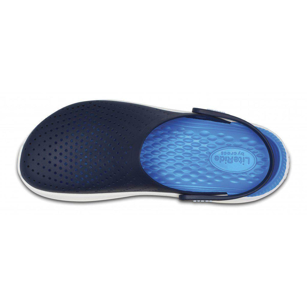 כפכף קרוקס כחול/לבן Crocs Lite Ride – AroSport