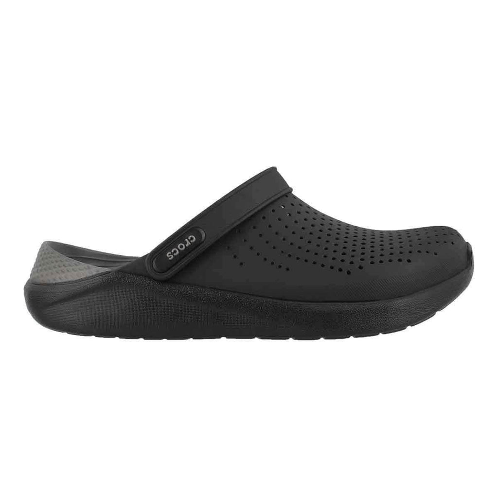Crocs LiteRide Clog 204592-0DD - כפכף קרוקס לייט-רייד בצבע שחור/אפור ...