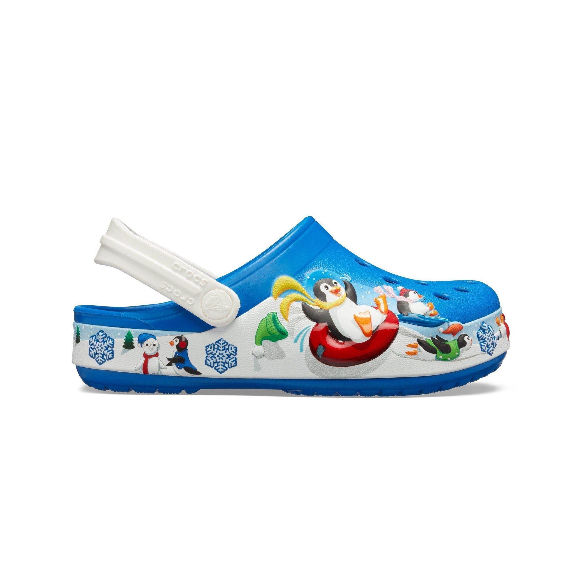 כפכפי קרוקס בעיטור פינגוין לילדים Crocs Playful Penguin Clog 205822-4J ...