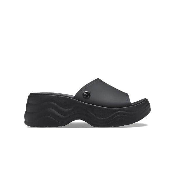 כפכפי פלטפורמה קרוקס לנשים Crocs Skyline Slide 208182-001 Black – AroSport