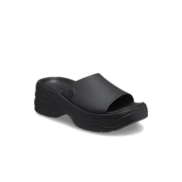 כפכפי פלטפורמה קרוקס לנשים Crocs Skyline Slide 208182-001 Black – AroSport