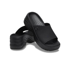 כפכפי פלטפורמה קרוקס לנשים Crocs Skyline Slide 208182-001 Black – AroSport