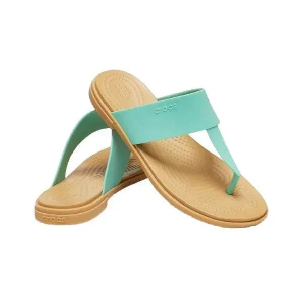 כפכפי קרוקס לנשים Crocs Tulum flip Jade Stone 206752-3UG – AroSport