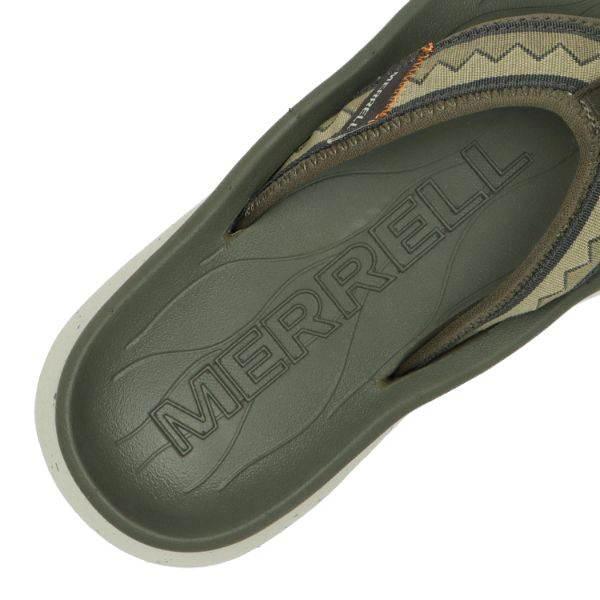 כפכפי התאוששות מירל לגבר Merrell HUT ULTRA FLIP OLIVE J004917 – AroSport